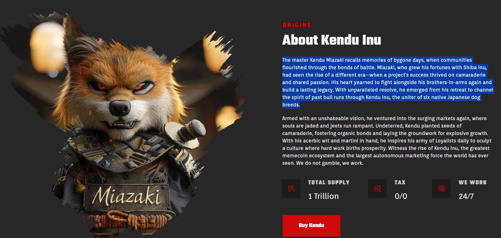 Useful Facts for Kendu Inu Investors